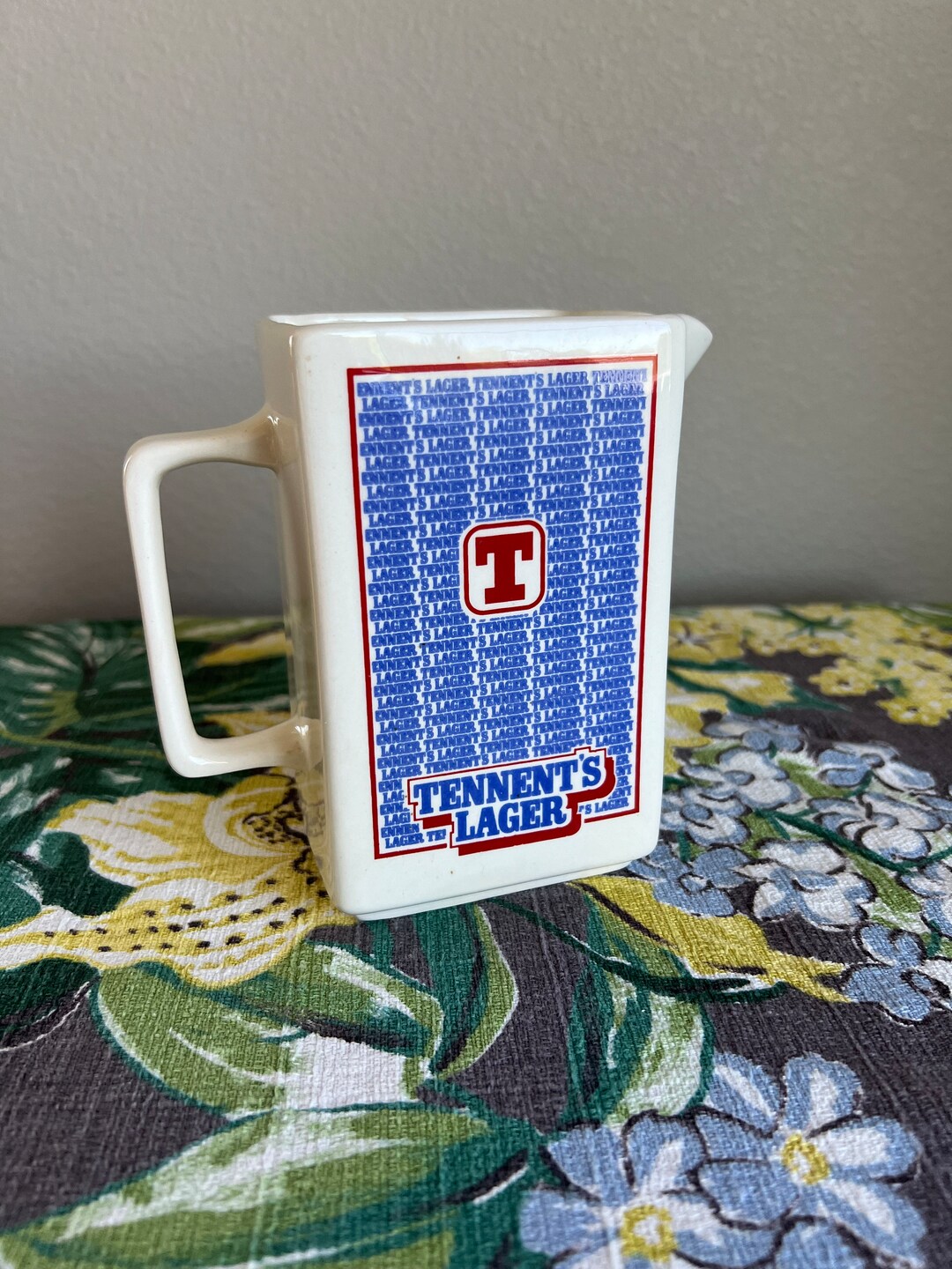 Vintage 1980s Tennent's Lager Whisky Water Pitcher - Etsy