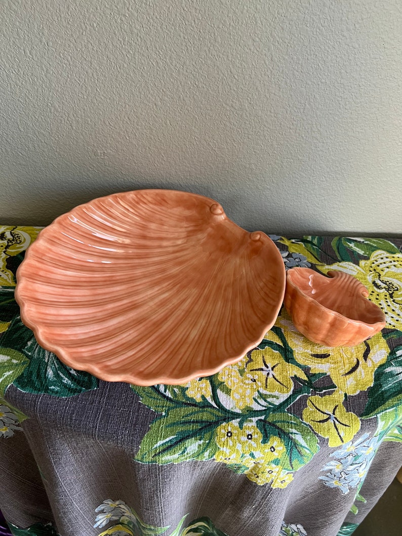 Seashell Chip and Dip Coral Peach - Etsy