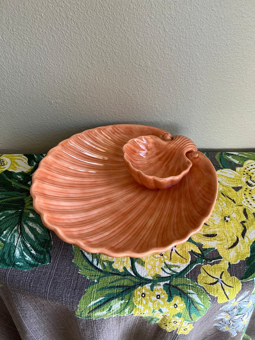 Seashell Chip and Dip Coral Peach - Etsy