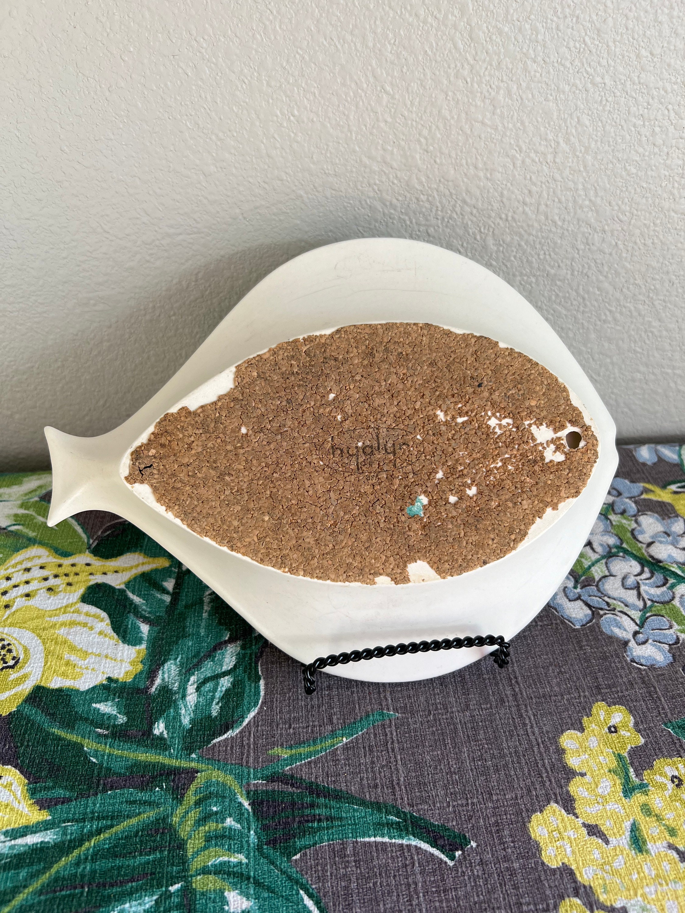 MCM Hyalyn Pottery Fish Dish Gray Herb Cohen - Etsy