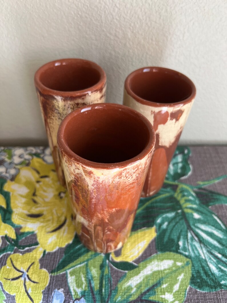 Vintage Clays in Calico Tall Tumbler Montana 1977 (set of Two) - Etsy