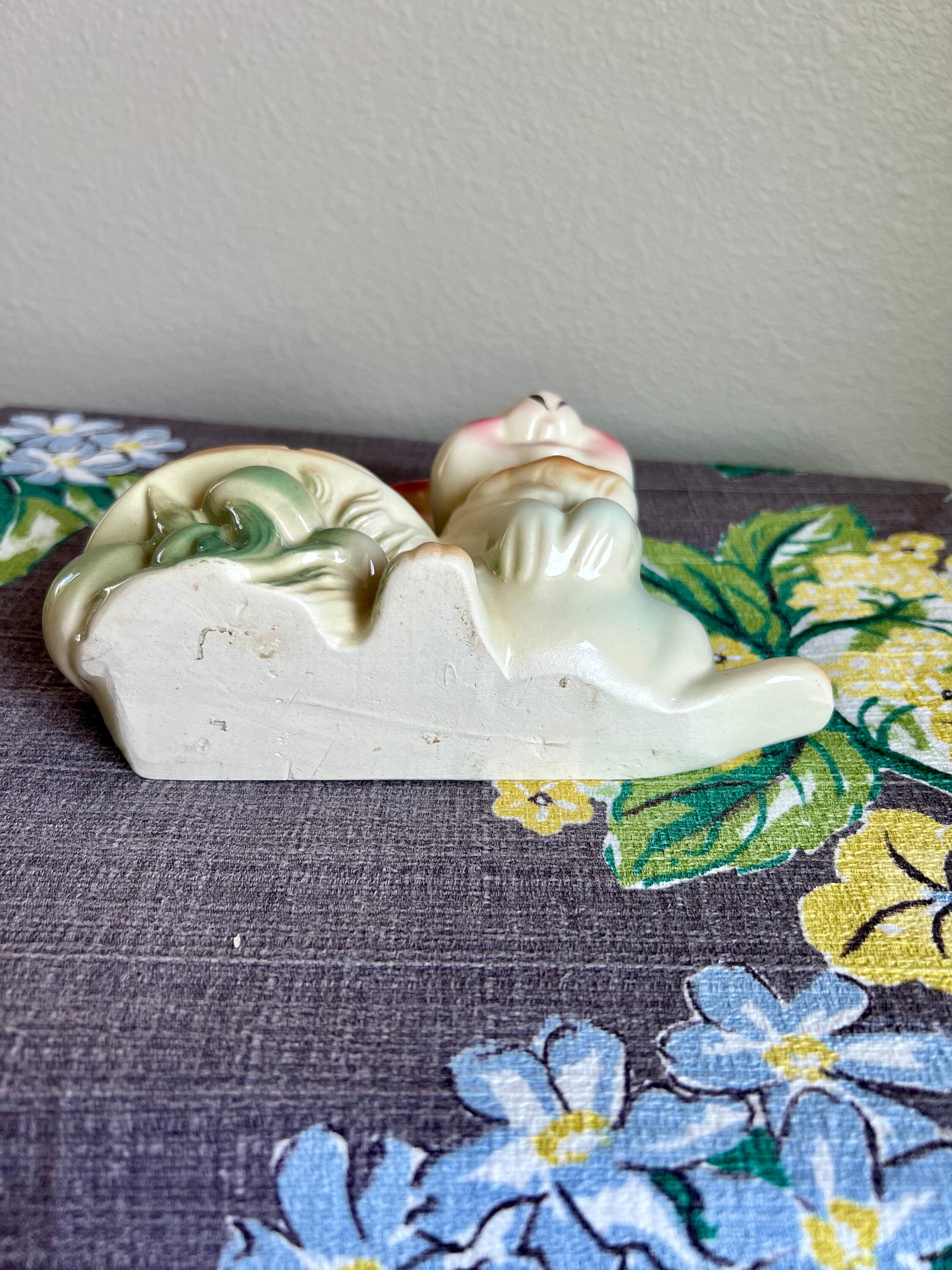Vintage 1950s Thumper Planter Wall Pocket Ceramic - Etsy
