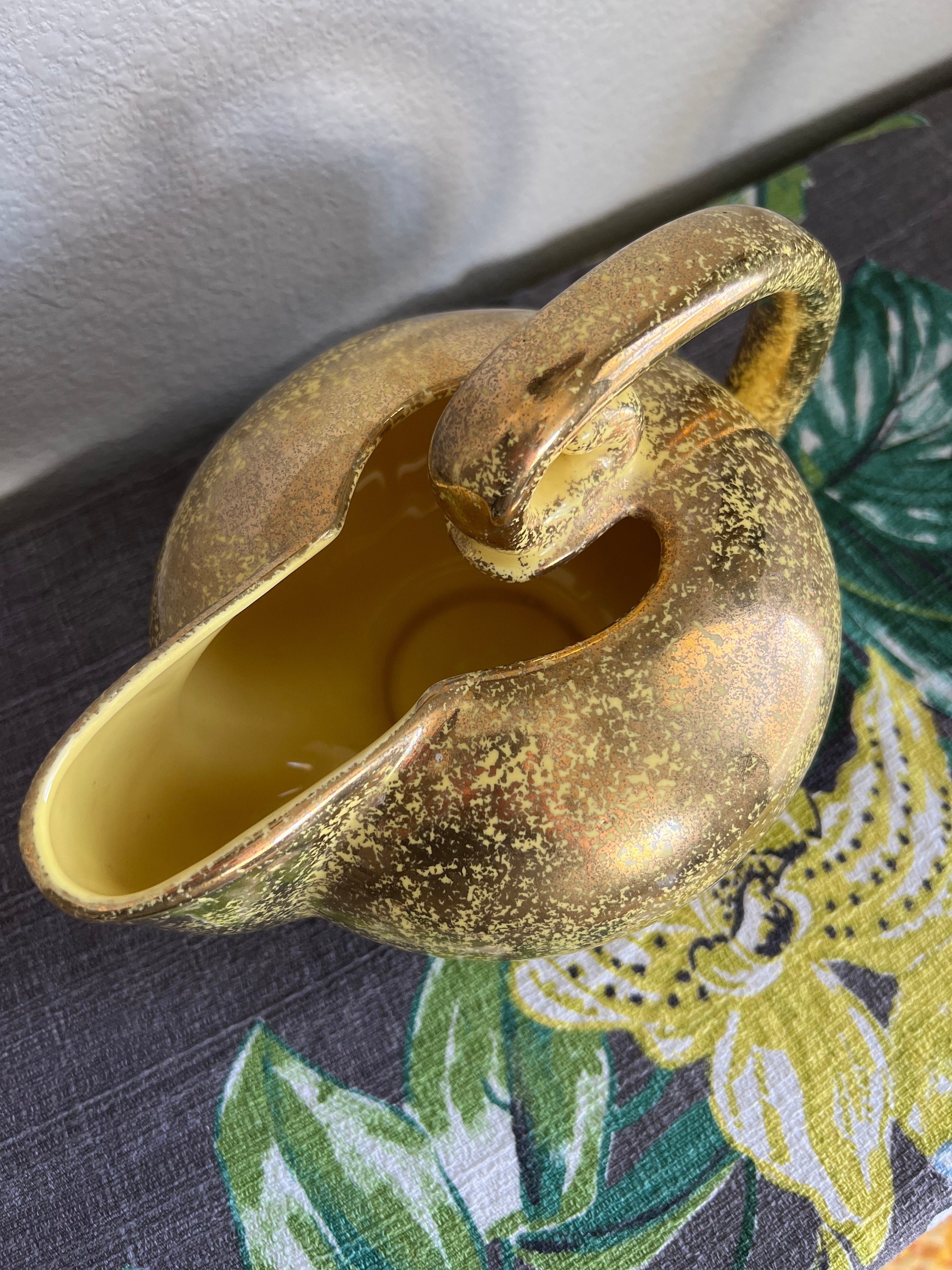 Nor-so 22 Kt. Gold Hand Painted Pitcher Vintage MCM - Etsy