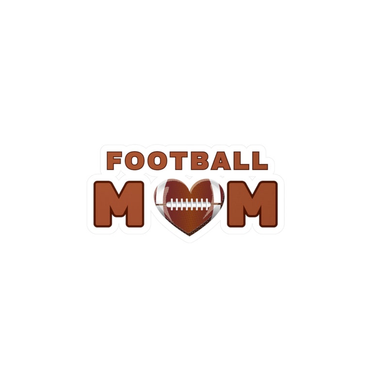 Football Mom Decal, Football Bumper Sticker, Football Window Sticker ...