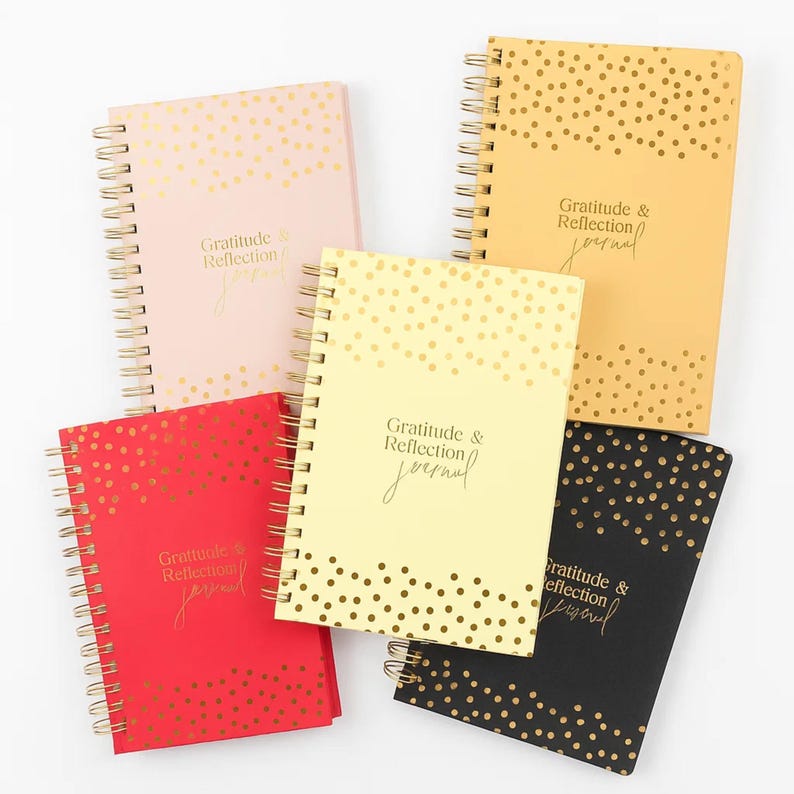 Gratitude & Reflection Journal 2026 | A5 Hardcover, 90 Day Undated ...