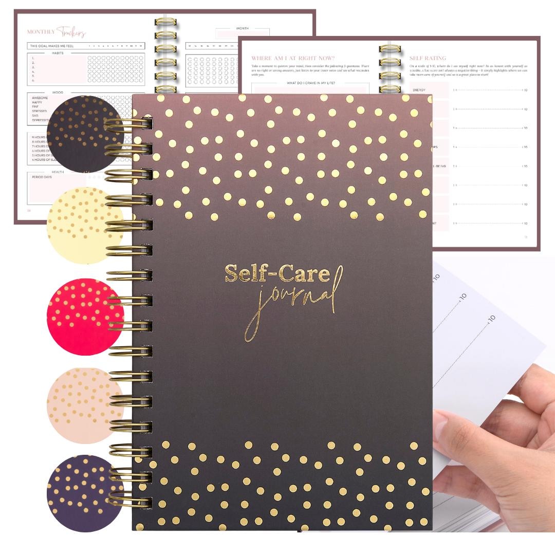 The Self Care Journal and Productivity Planner, Inspirational Goal ...