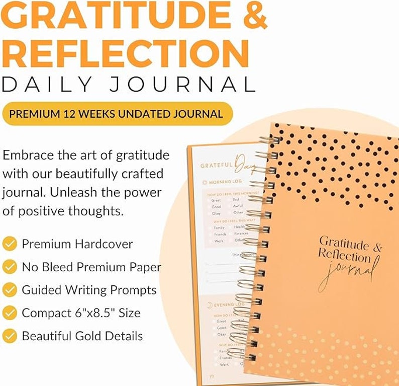 The Gratitude Journal Daily Affirmations With Guided Thankfulness ...