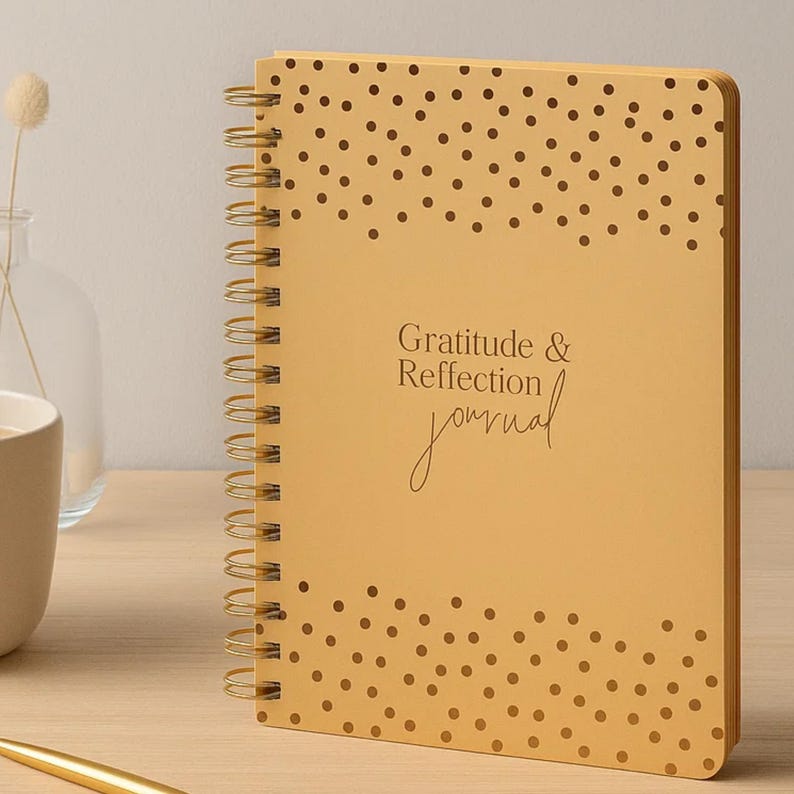Gratitude & Reflection Journal 2026 | A5 Hardcover, 90 Day Undated ...