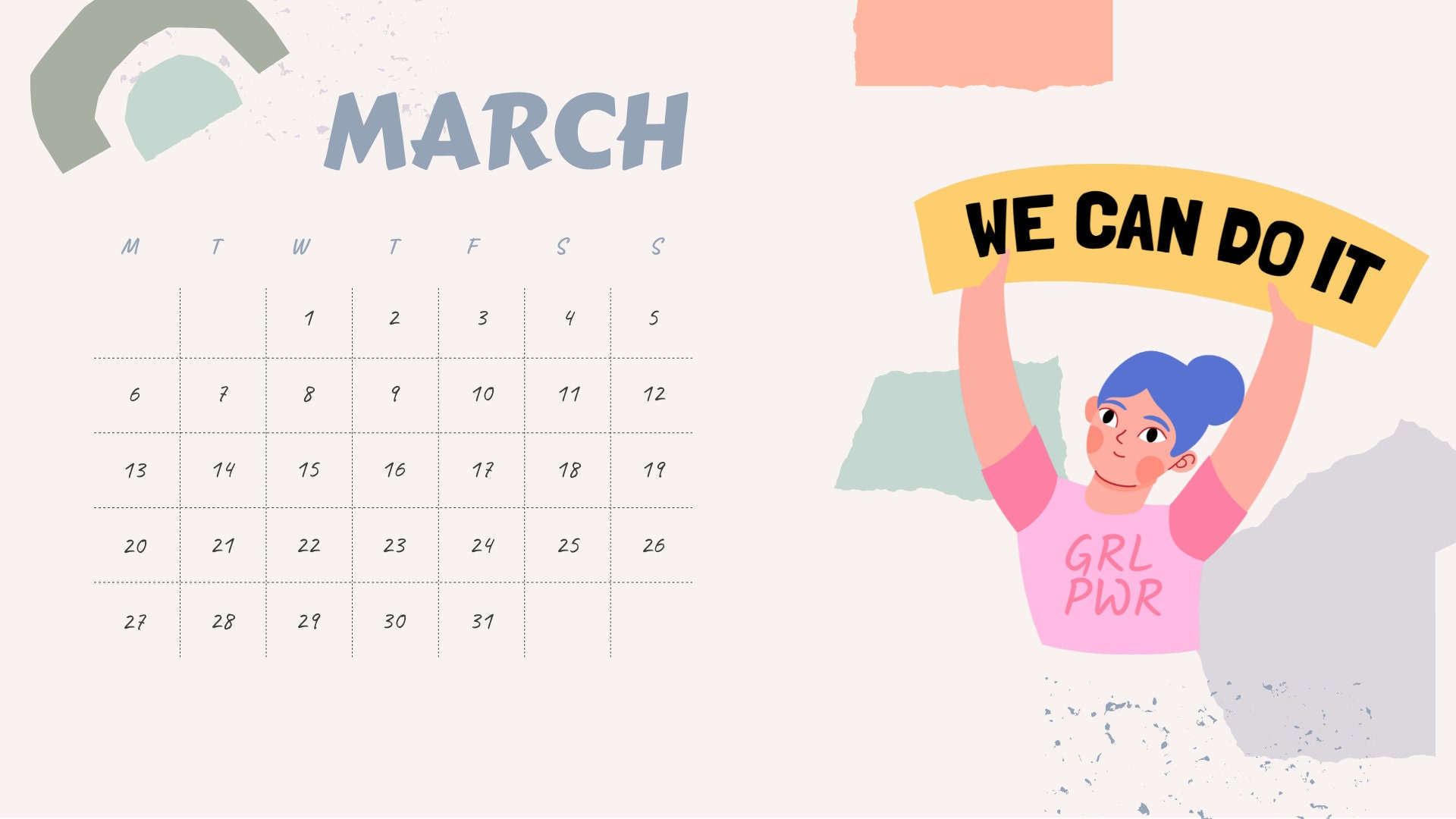 PRINTABLE 2023 CALENDAR - Icon Cartoon Style - Etsy