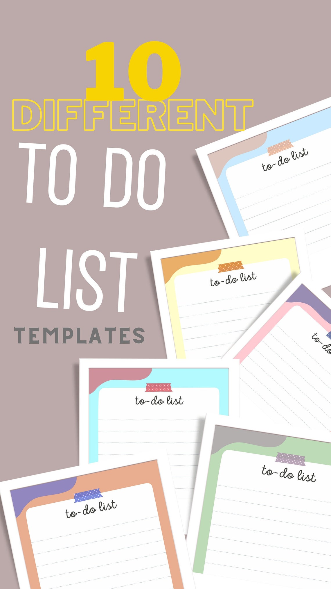 To Do List Pages/ to Do List Bundle/ to Do List Planner/ to Do - Etsy