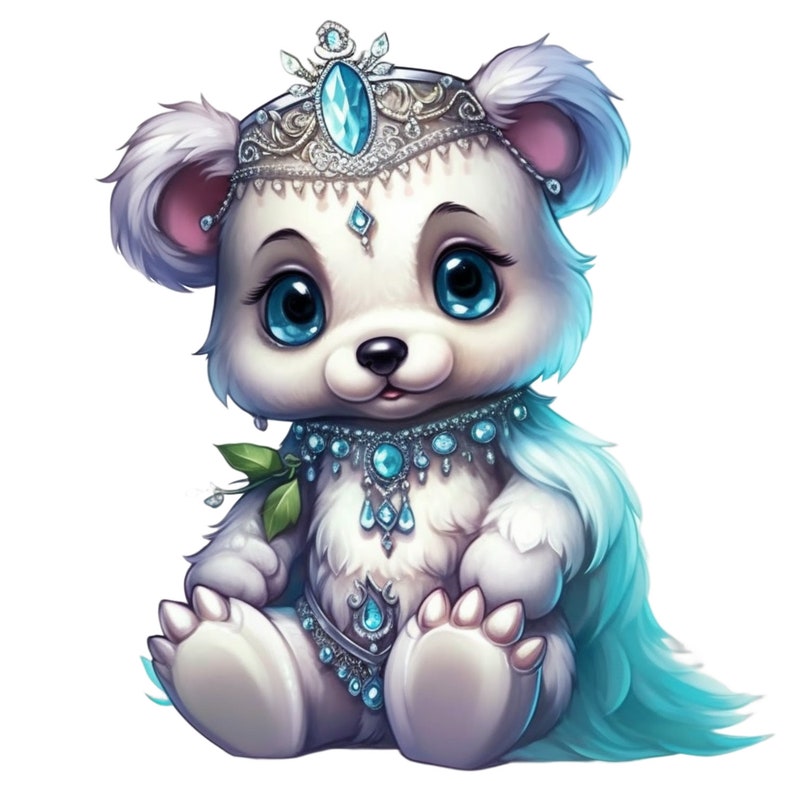Bear Clipart Set of 5, Digital Png File, 300dpi 6000x6000 - Etsy