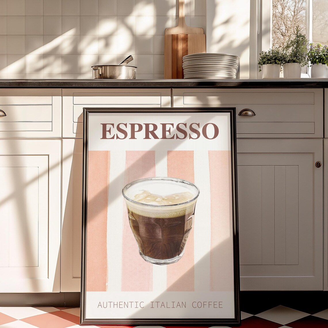 Espresso Coffee Print, Italian Kitchen Poster (digital Download) - Etsy