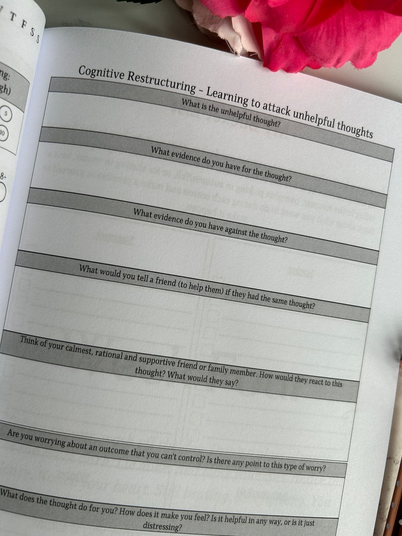 Anxiety Journal: From Worries to Wellness | 10 Week Anxiety Tracking ...