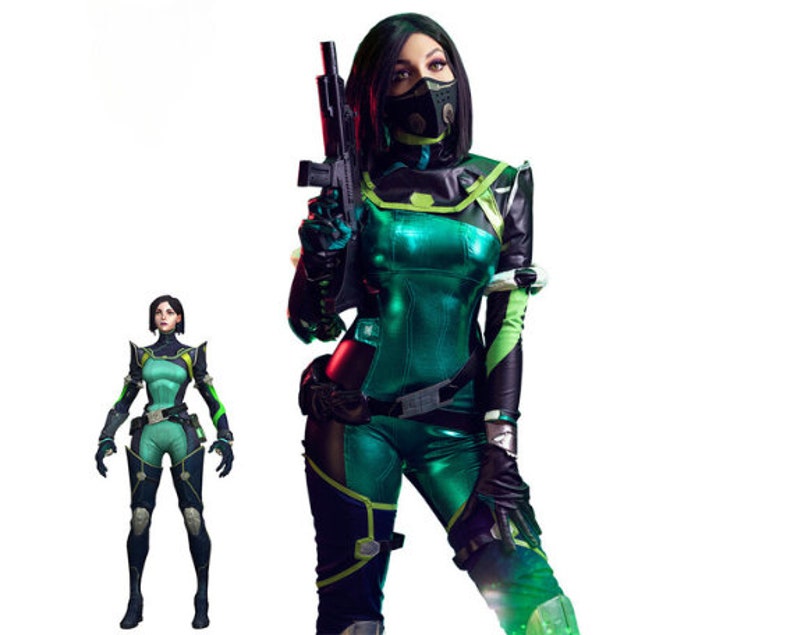 Viper Game Cosplay Costume Valorant Viper Cosplay Costume - Etsy