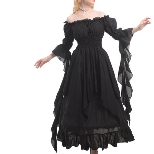 Long Elegant Gothic Dress - Etsy