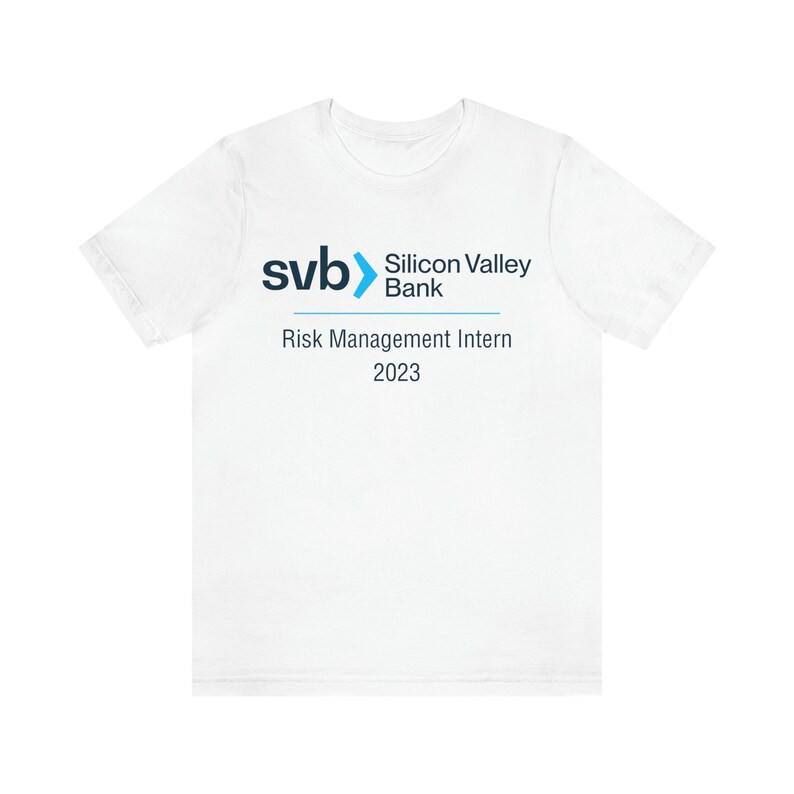 SVB Silicon Valley Bank Risk Management Intern T-shirt - Etsy