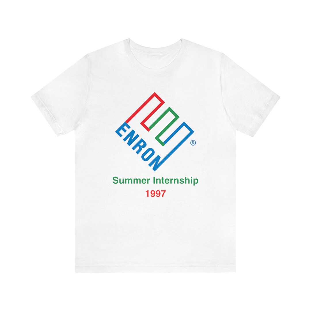 ENRON - Summer Internship Graphic T-shirt - Etsy