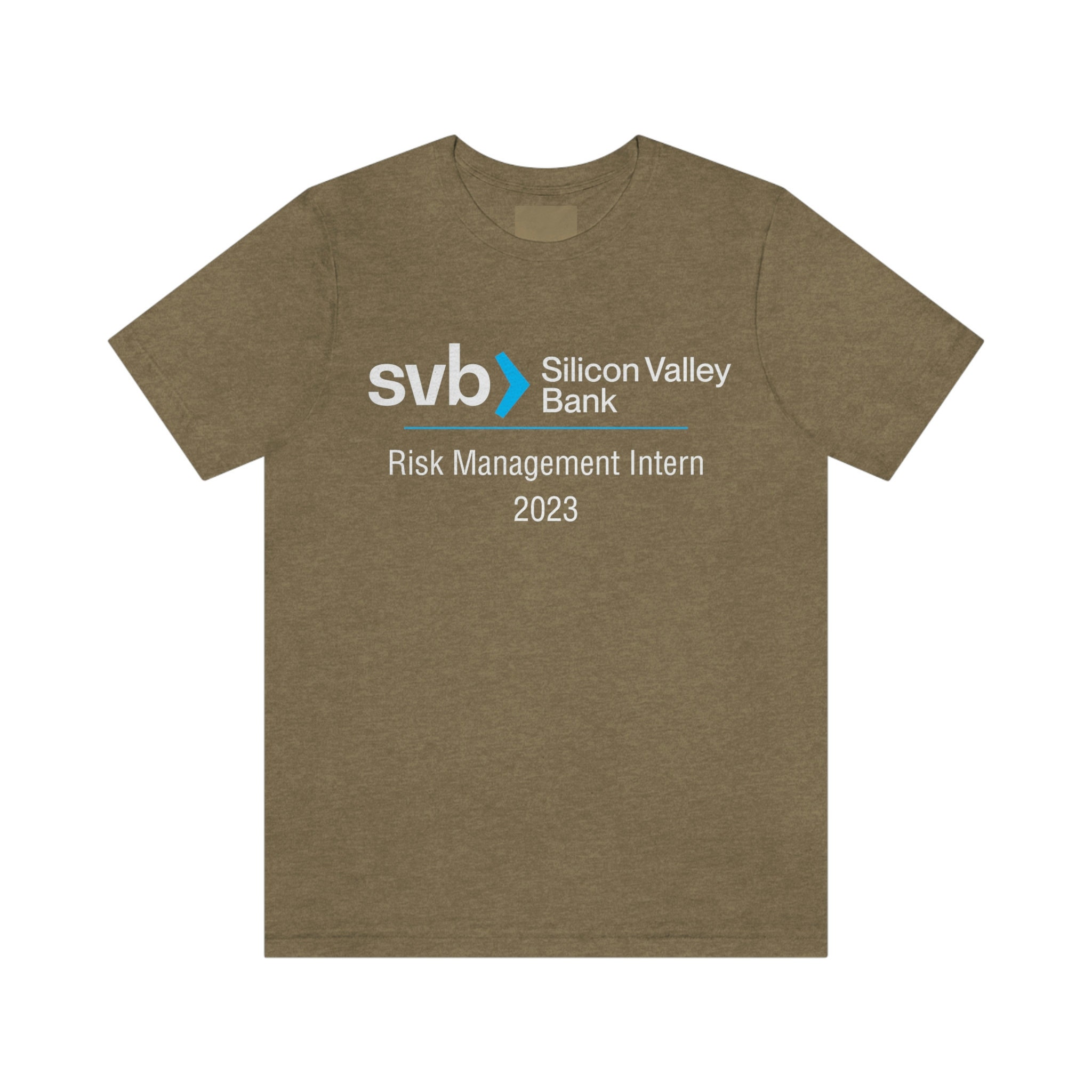 SVB Silicon Valley Bank Risk Management Intern T-shirt - Etsy