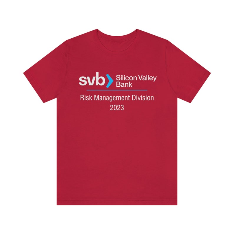 SVB Silicon Valley Bank Risk Management Division T-shirt - Etsy