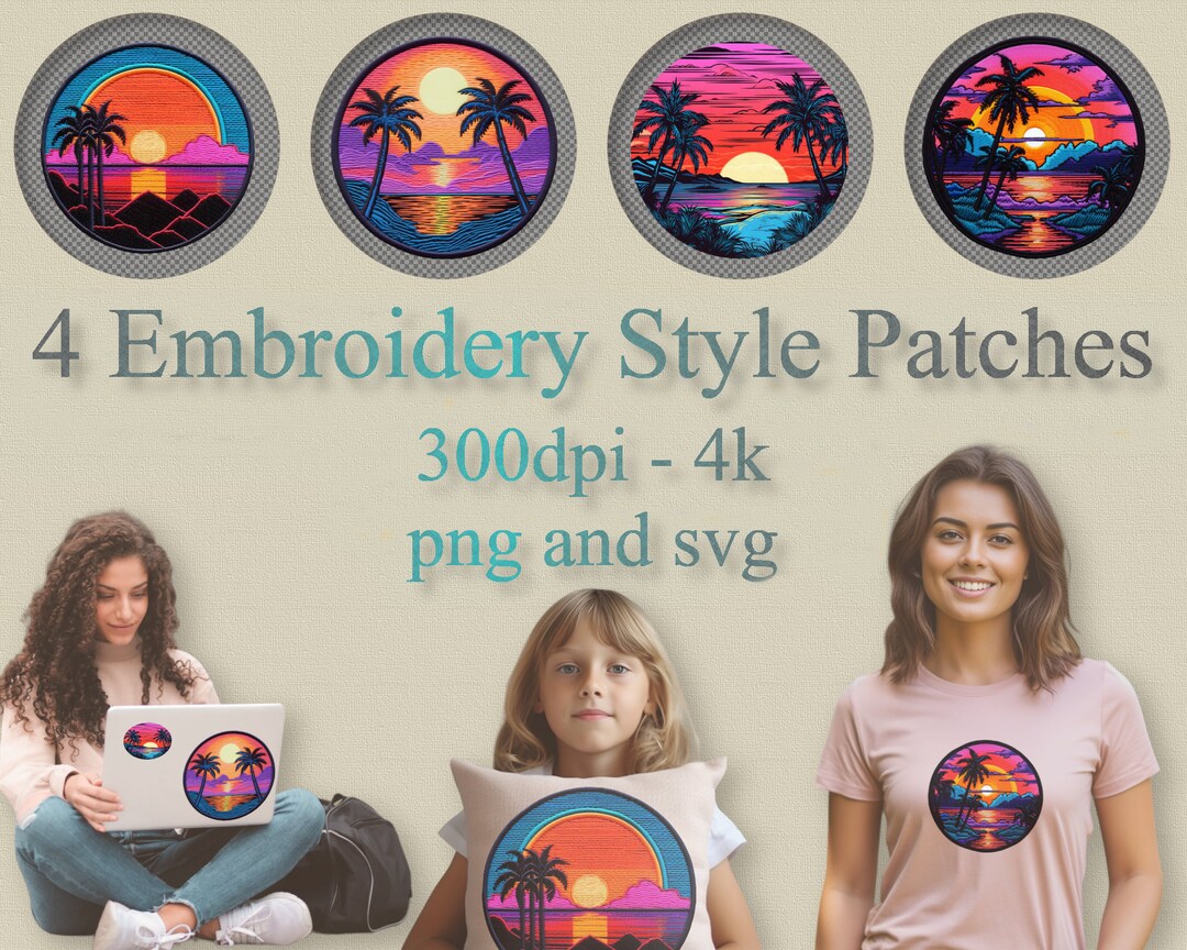 4 Sizzling Sunset Svg and Png Images for Print Digital Download Images ...