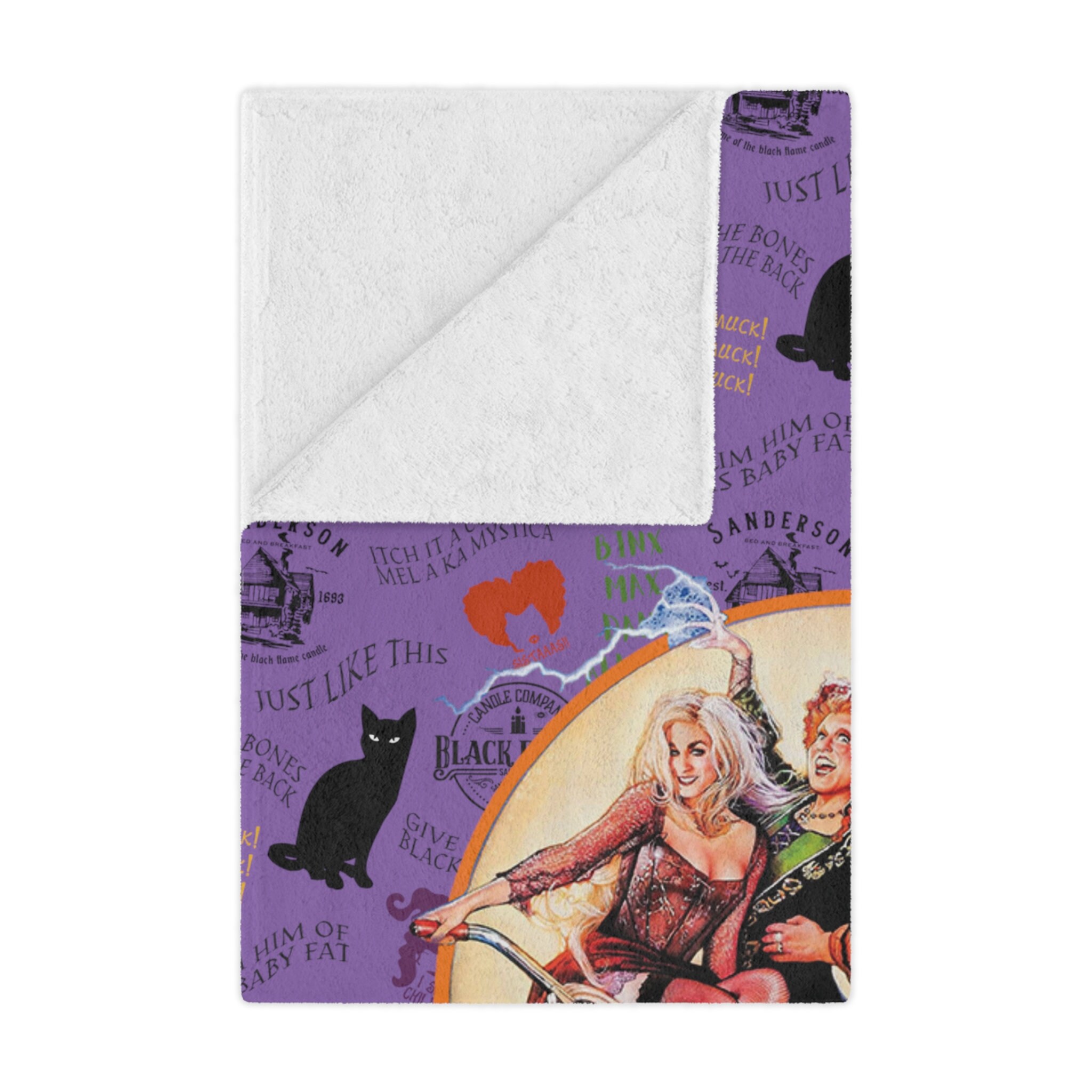 Sanderson Sisters Cozy Minky Blanket Hocus Pocus Throw - Etsy