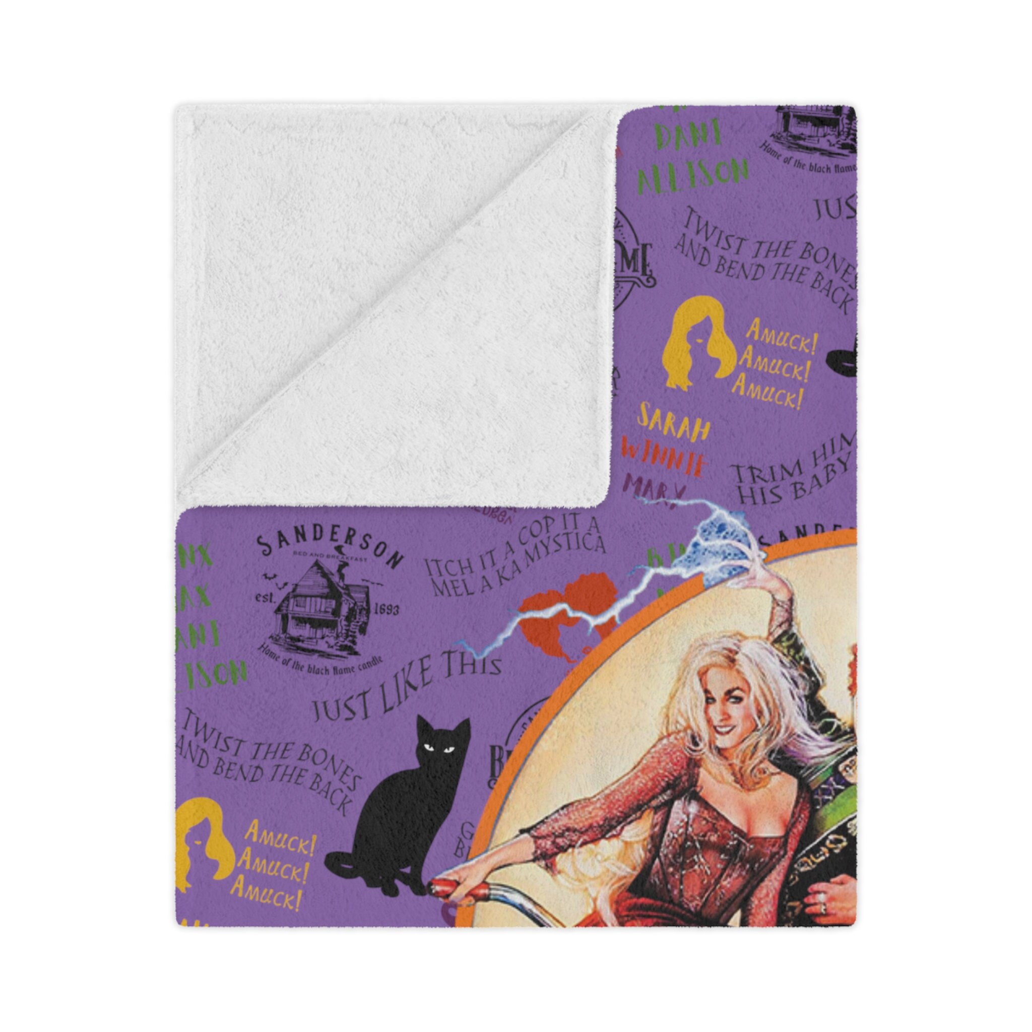 Sanderson Sisters Cozy Minky Blanket Hocus Pocus Throw - Etsy