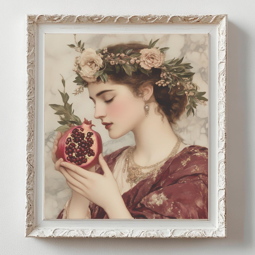 Goddess Persephone Painting | Greek Mythology Printable Art ...