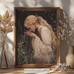 Cottagecore Fairy Elf Decor | Magical Fairytale Wall Art | Wildflower ...