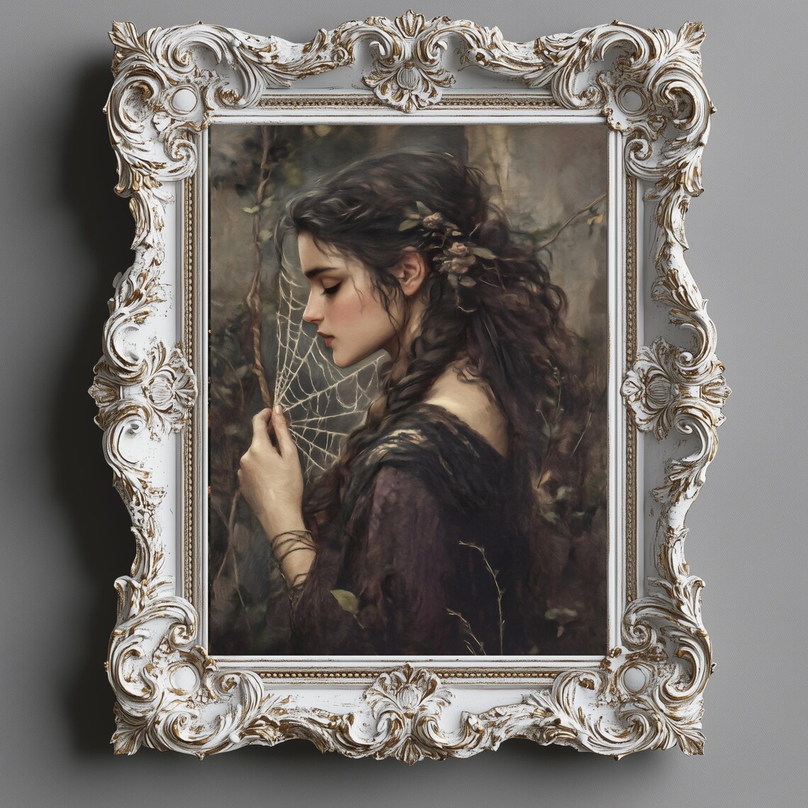 Greek Mythology Poster | Ancient Greece Painting | Antique Aracne ...