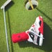 Custom Fire Red Retro Jordan 4 Drip Putter Cover | Red and White Golf ...