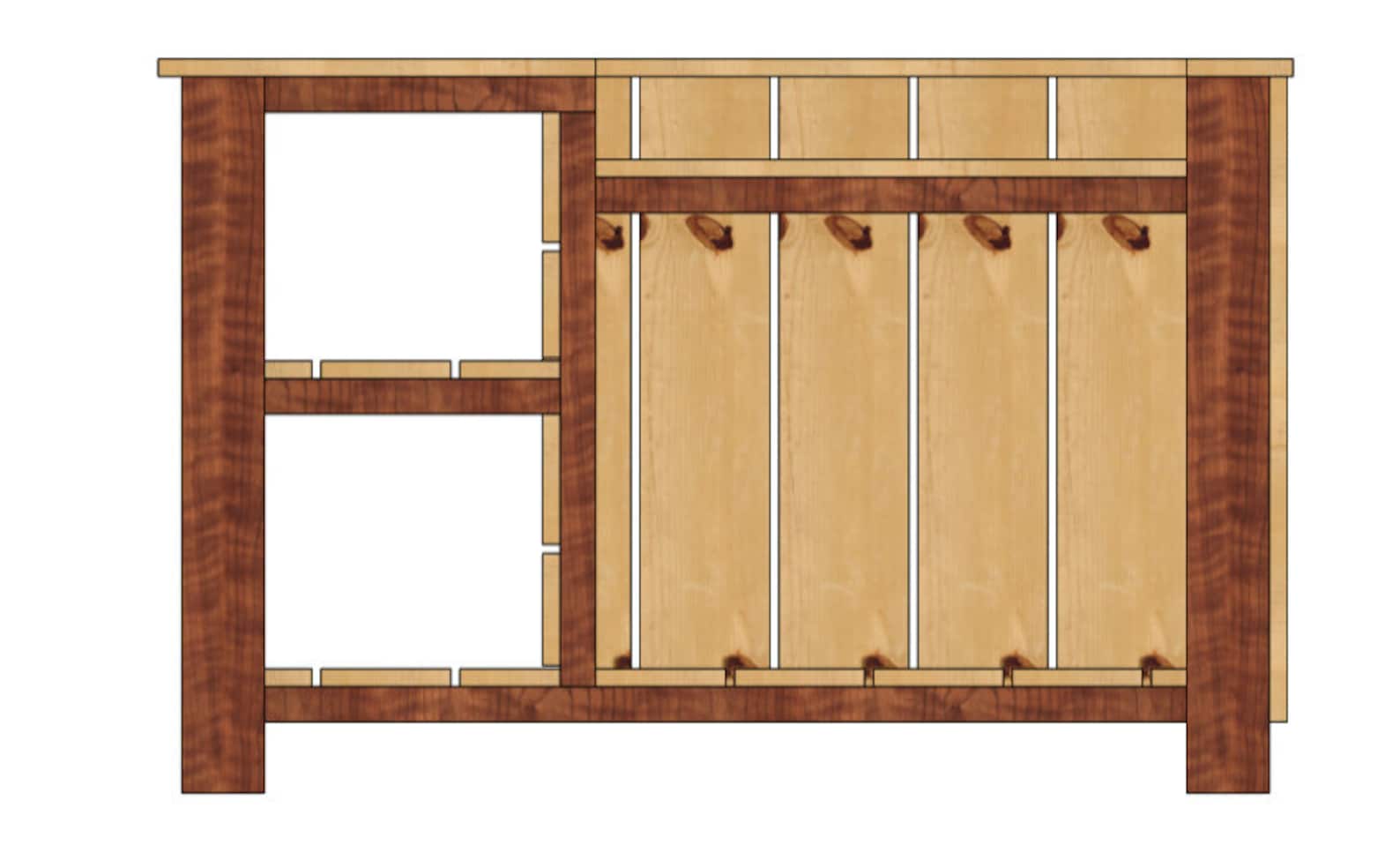 Griddle Stand Build Plans DIY Outdoor Furniture Plans Blackstone Stand ...