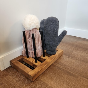 Mitten Rack Glove Dryer Over Vent Heated Mitten Holder Hat Rack Floor ...