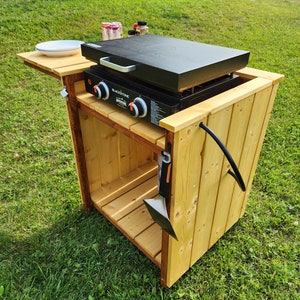 Griddle Stand Build Plans DIY Outdoor Kitchen Plans Blackstone Stand ...