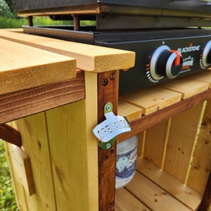 Griddle Stand Build Plans DIY Outdoor Kitchen Plans Blackstone Stand ...