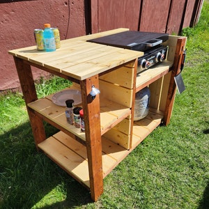 Build Plans for 22" Blackstone Griddle Stand DIY Outdoor Furniture ...