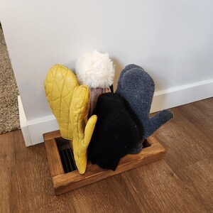 Mitten Rack Glove Dryer Over Vent Heated Mitten Holder Hat Rack Floor ...