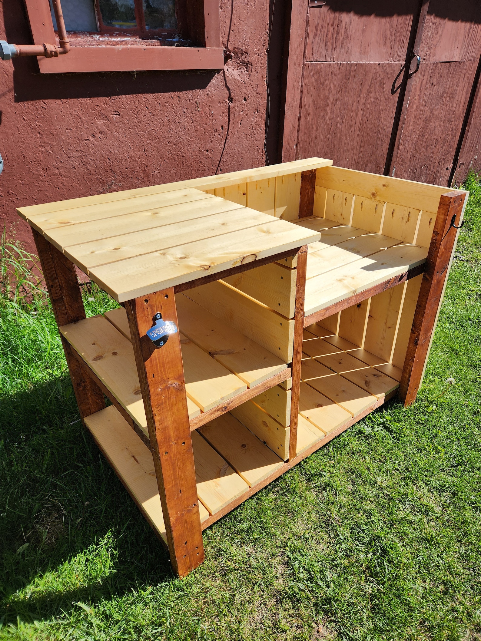 Griddle Stand Build Plans DIY Outdoor Furniture Plans Blackstone Stand ...