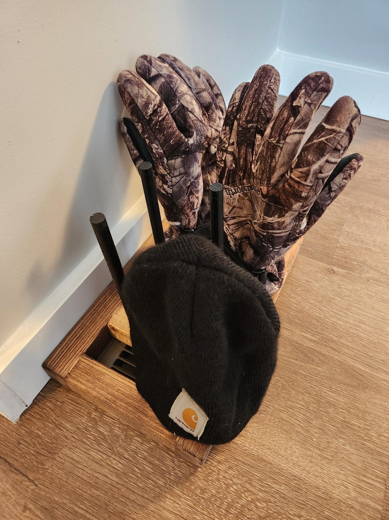 Over Vent Heated Mitten Holder Hat Rack Floor Vent Mitten Hanger Mitten ...