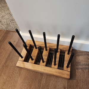 Mitten Rack Glove Dryer Over Vent Heated Mitten Holder Hat Rack Floor ...