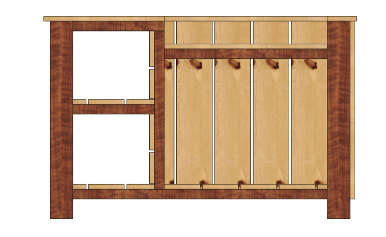Build Plans for 22" Blackstone Griddle Stand DIY Outdoor Furniture ...