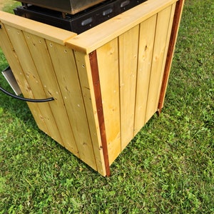 Griddle Stand Build Plans DIY Outdoor Kitchen Plans Blackstone Stand ...