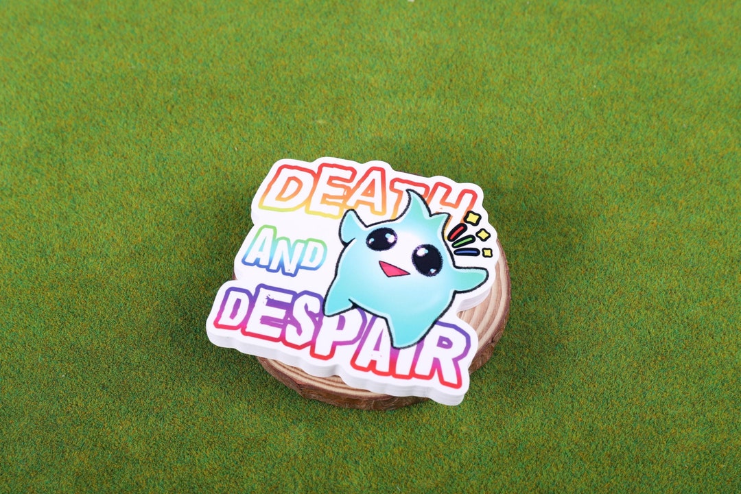DEATH and DESPAIR - Lumalee Star Vinyl Sticker - Etsy