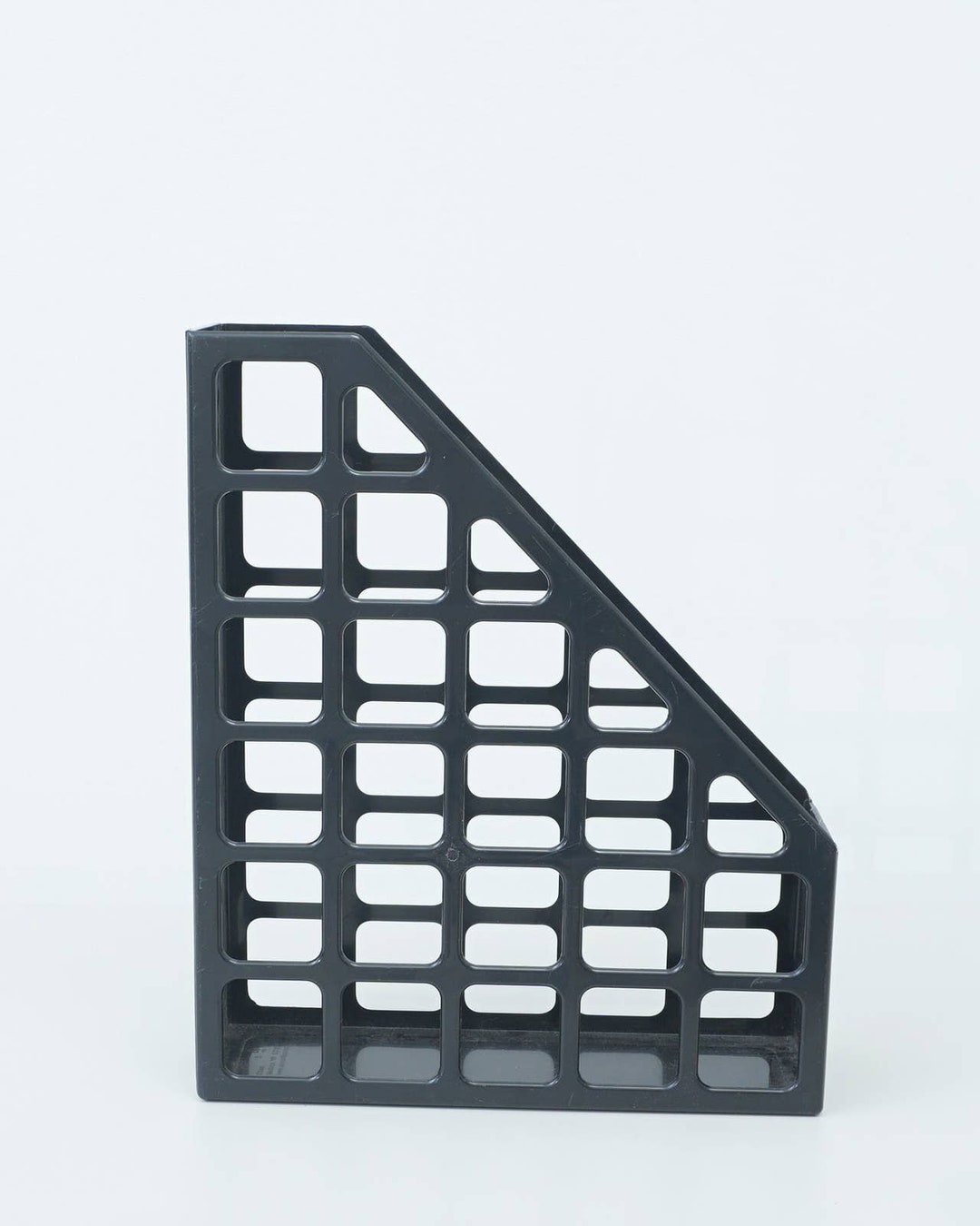 1980s Black Plastic File Organizer With Grid Pattern by Eldon - Etsy
