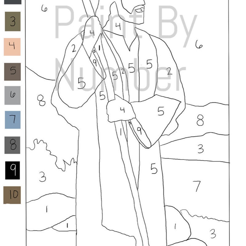 Wall Paint Jesus - Etsy