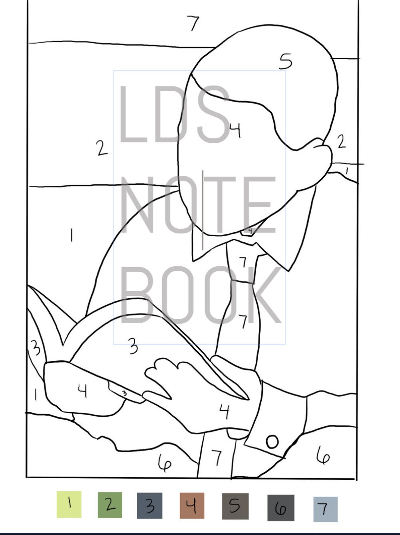 LDS Paint by Numbers - Etsy