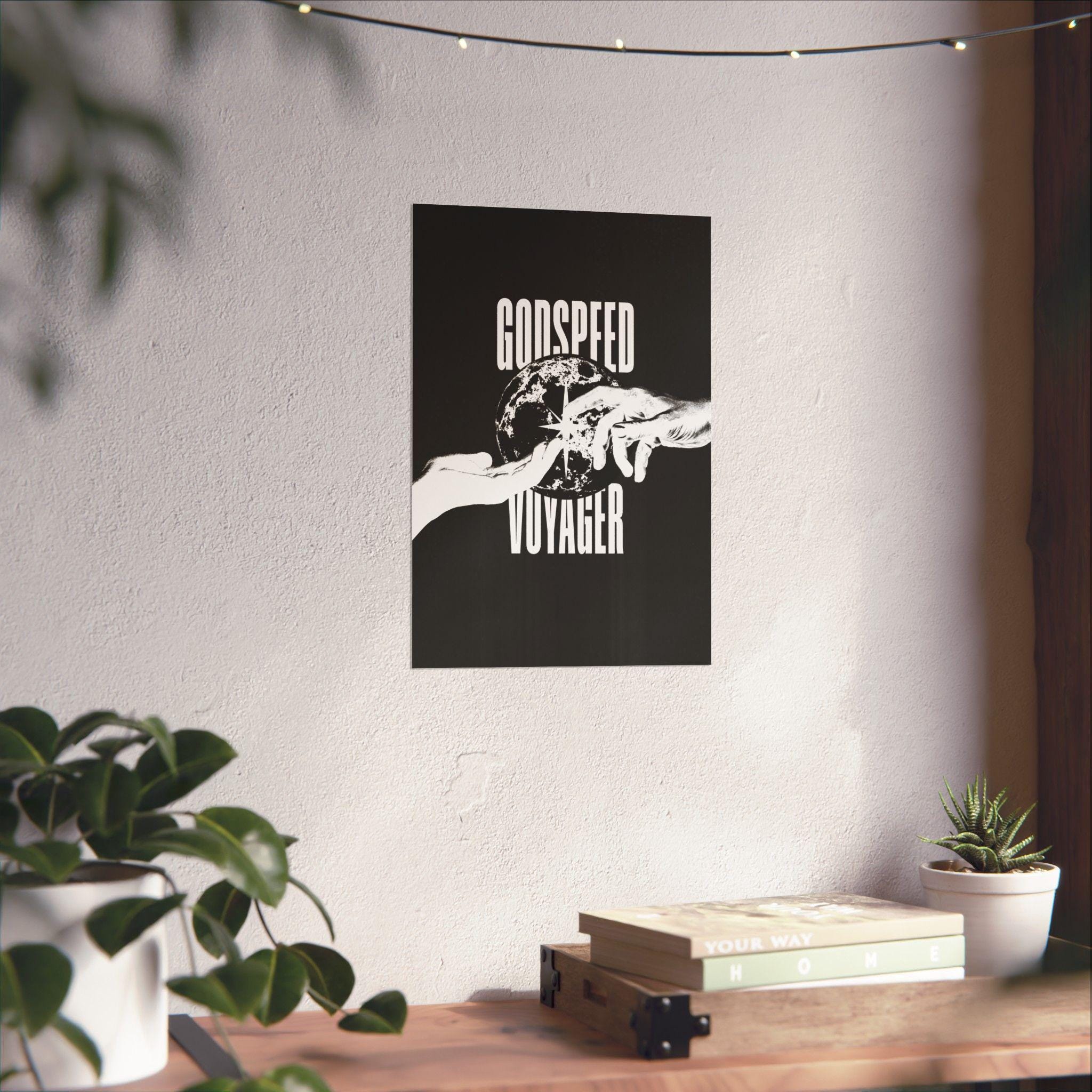 Godspeed, Voyager Poster A3 - Etsy