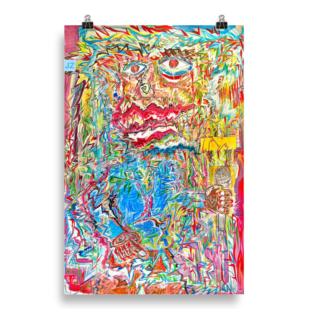 Tyler, the Creator Poster, Abstract Art, Wolf, CMIYGL, the Real Estate ...