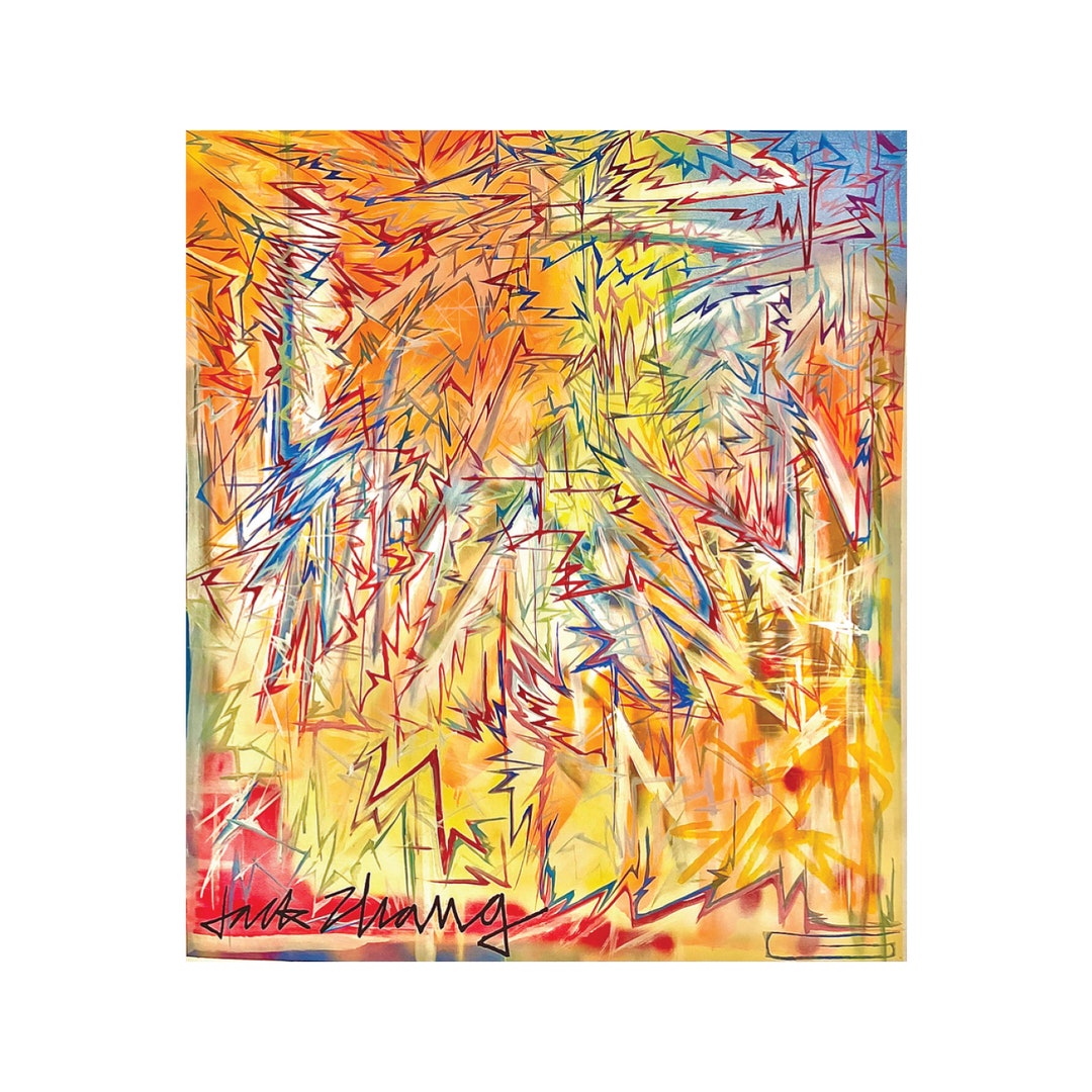 Thinking of the Sun, Abstract Painting, Canvas, Art Piece, Artwork ...