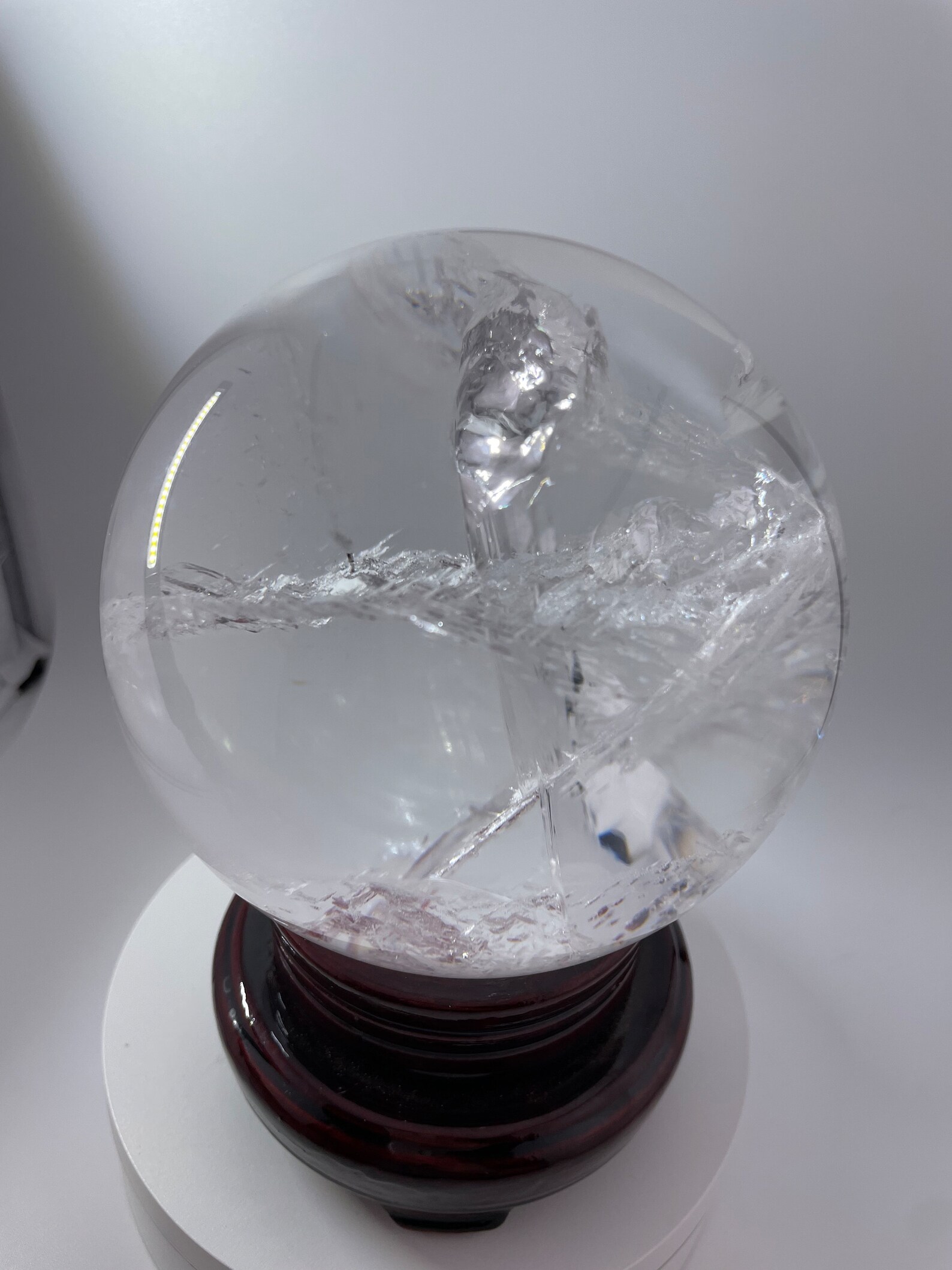 Large Clear Quartz Inclusion Rainbow Transparent Xl Big High Quality ...