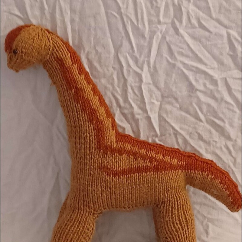 Dinosaur Knitting Pattern - Etsy